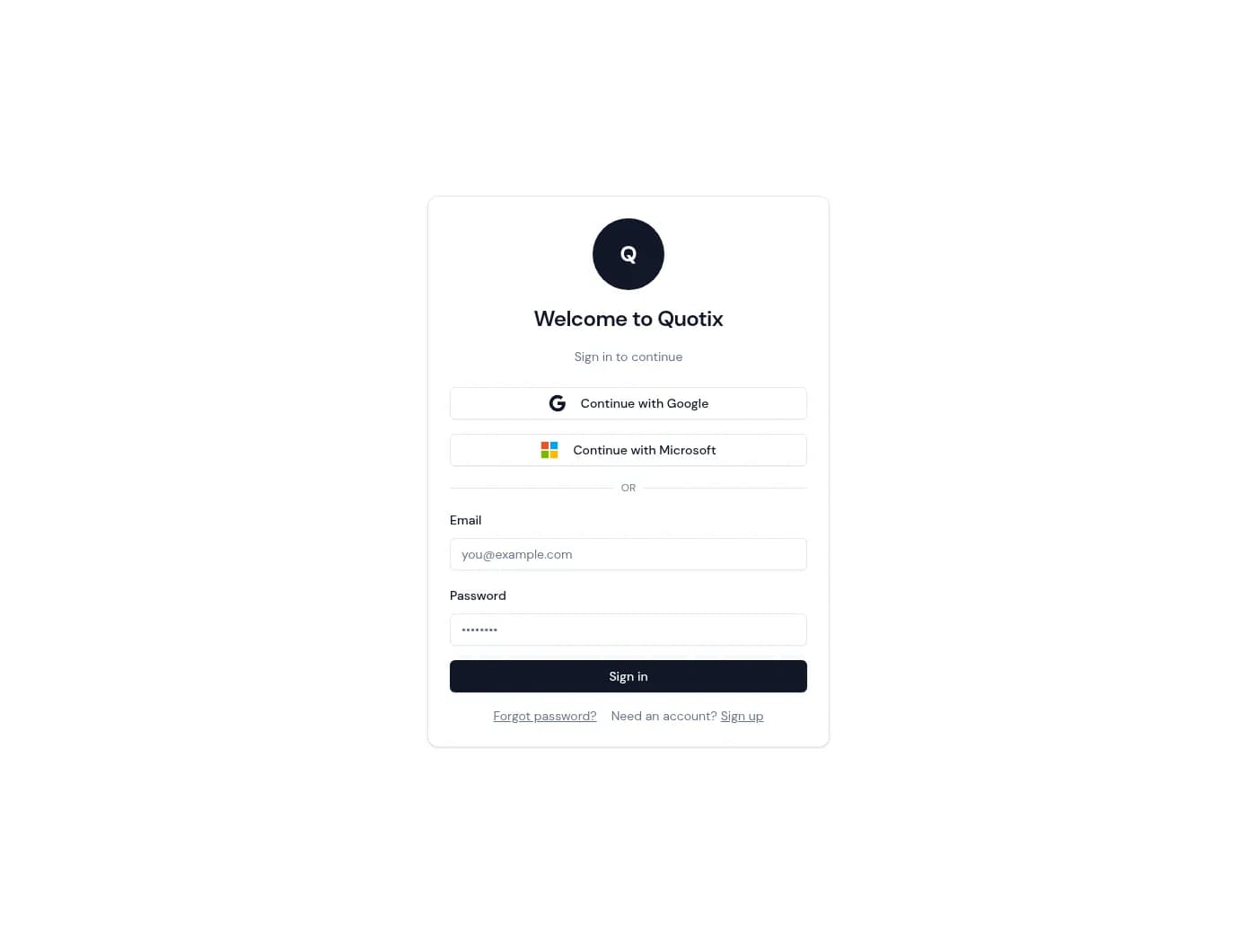 QuotixTrade Easy App