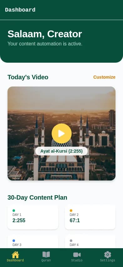 Quran Viral Video Automation