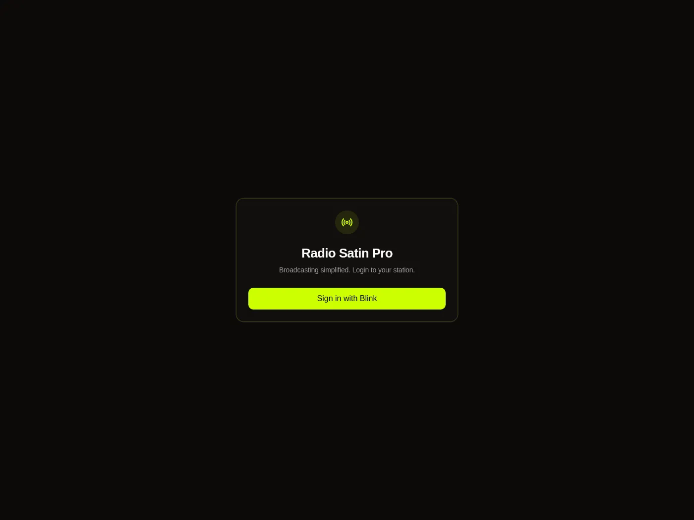 Radio Satin Pro