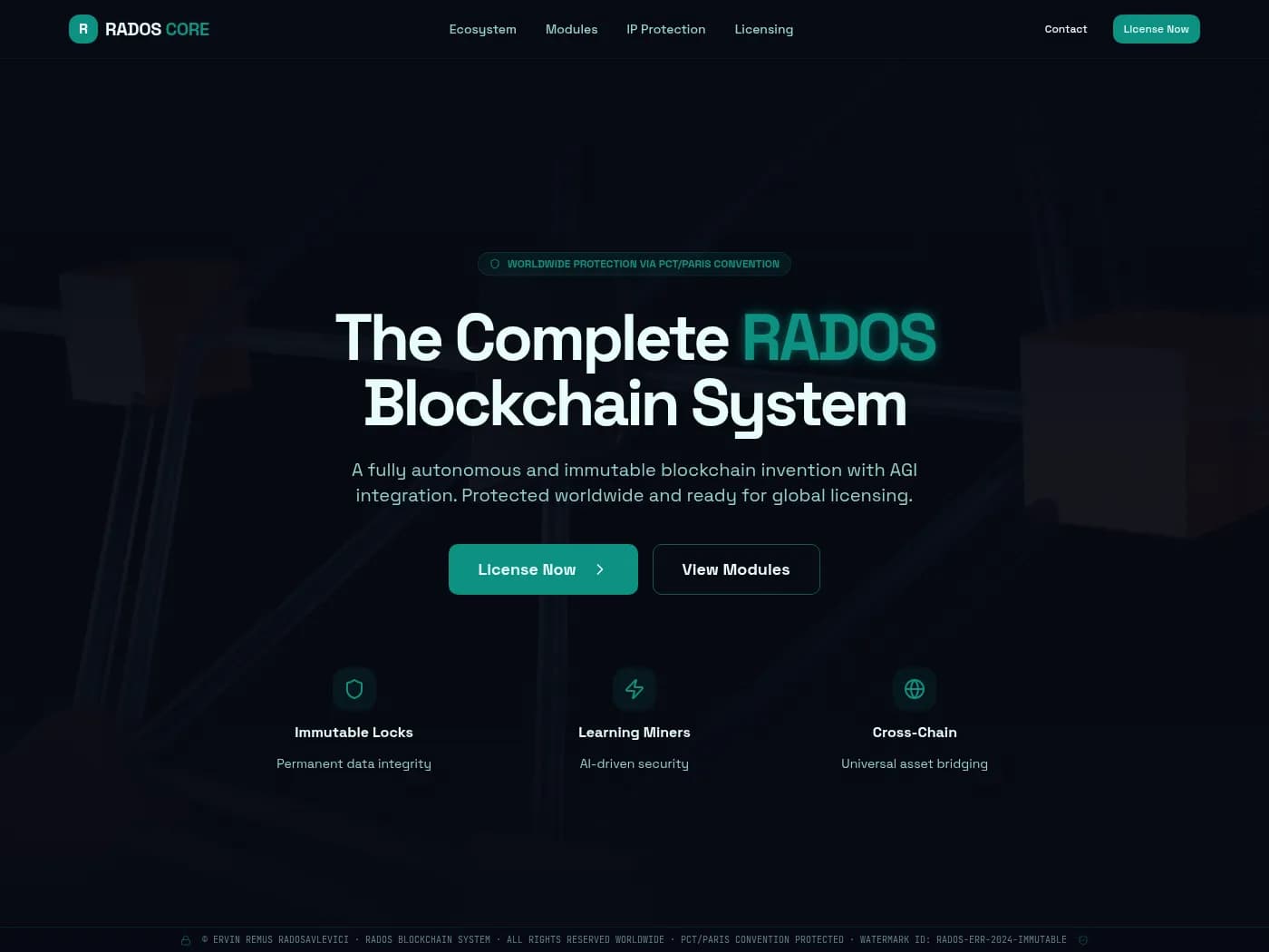 RADOS Blockchain System