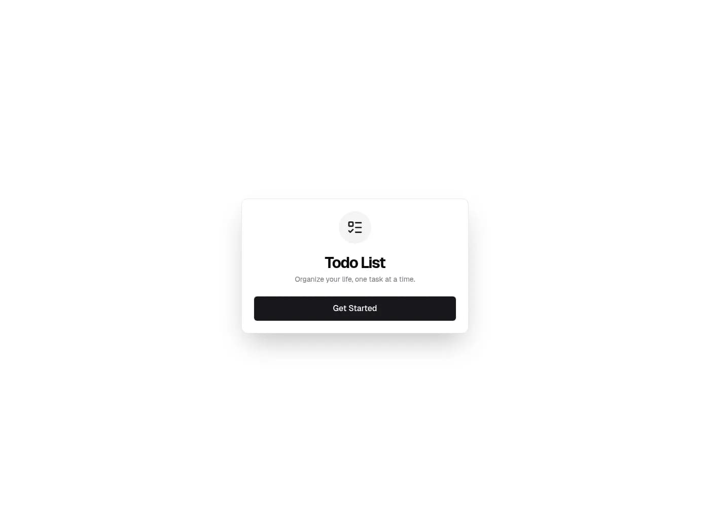 React Todo List