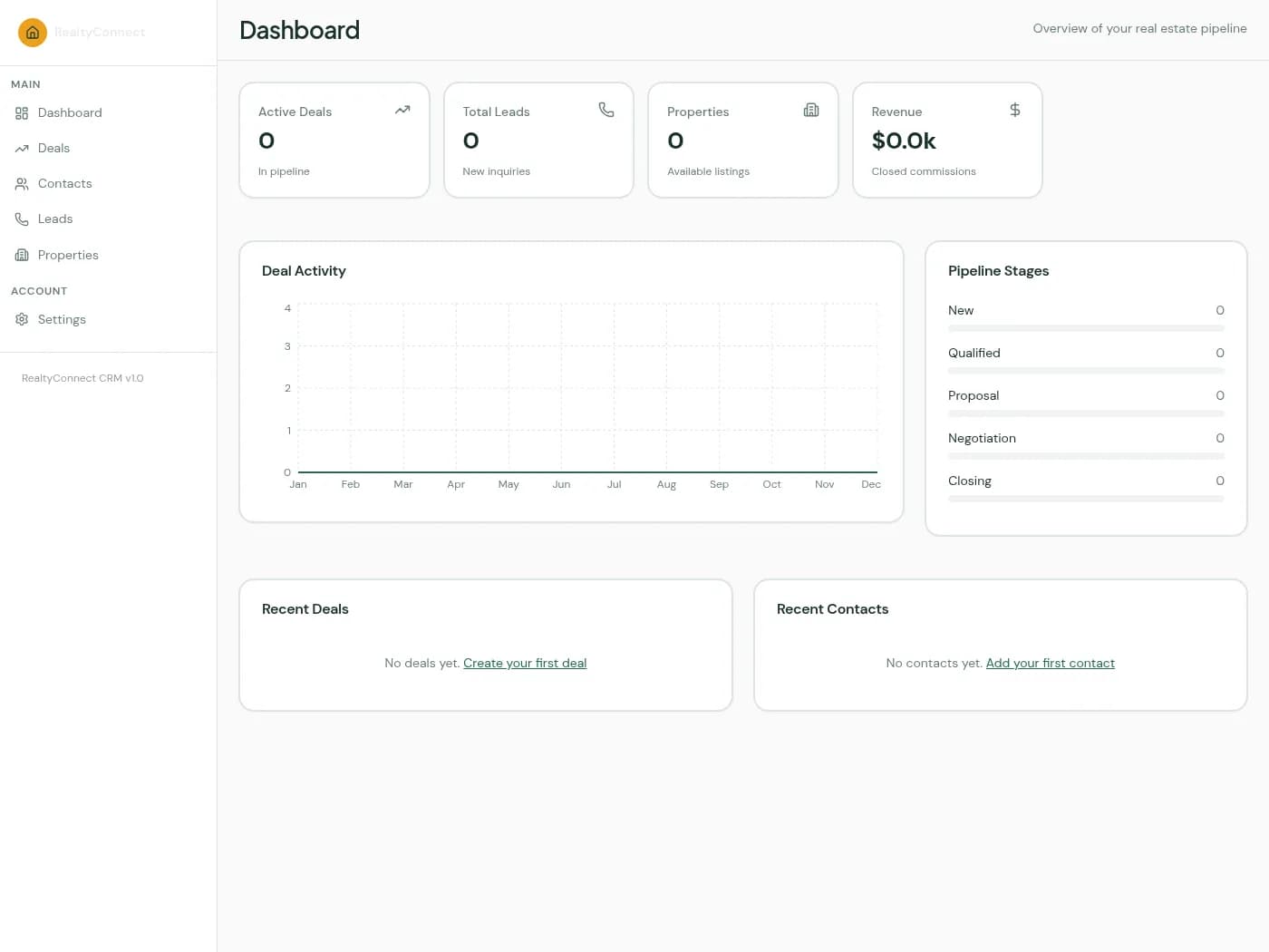 RealtyConnect CRM