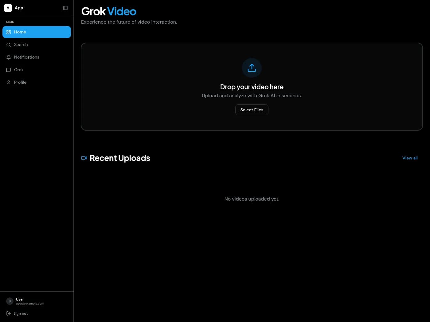 Real Grok Video Clone