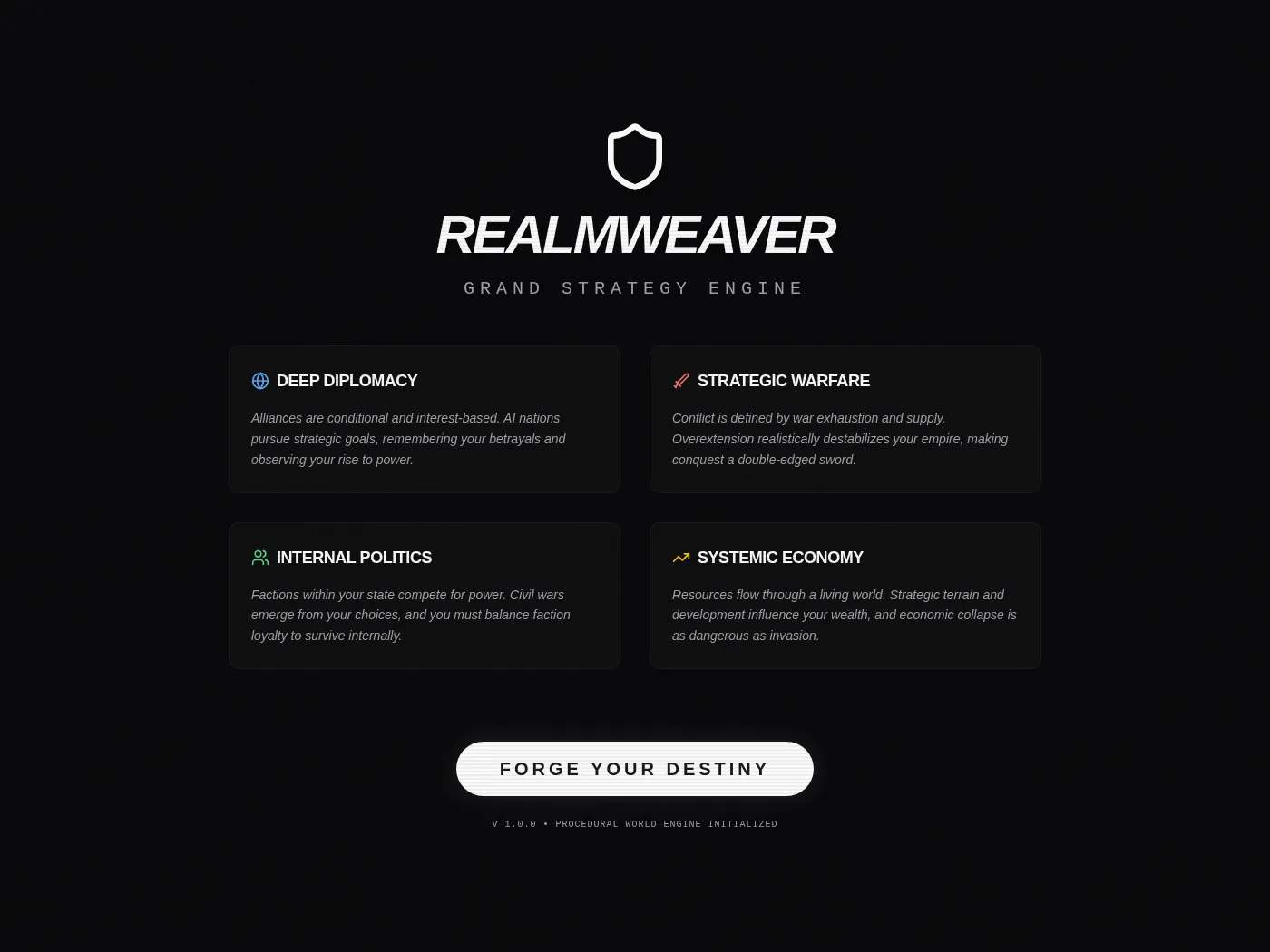 Realmweaver Grand Strategy