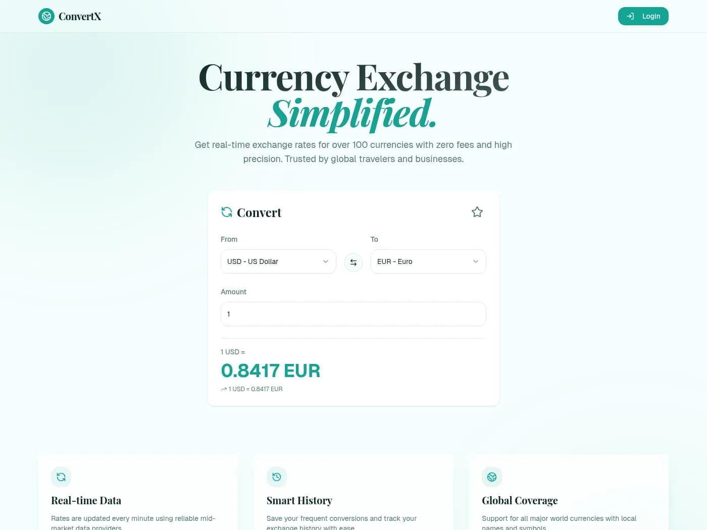 RealTime Currency Converter