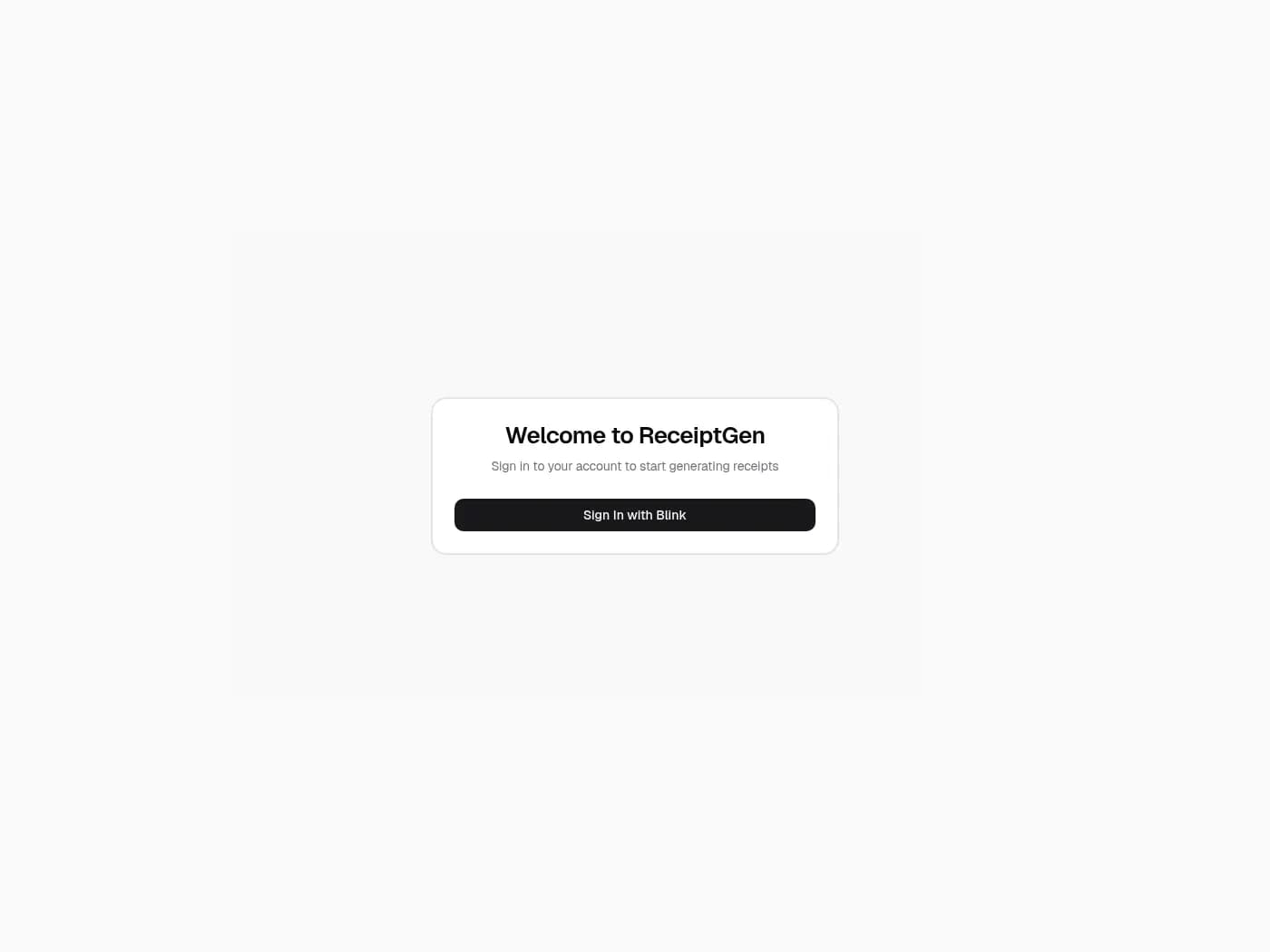 Receipt History Generator