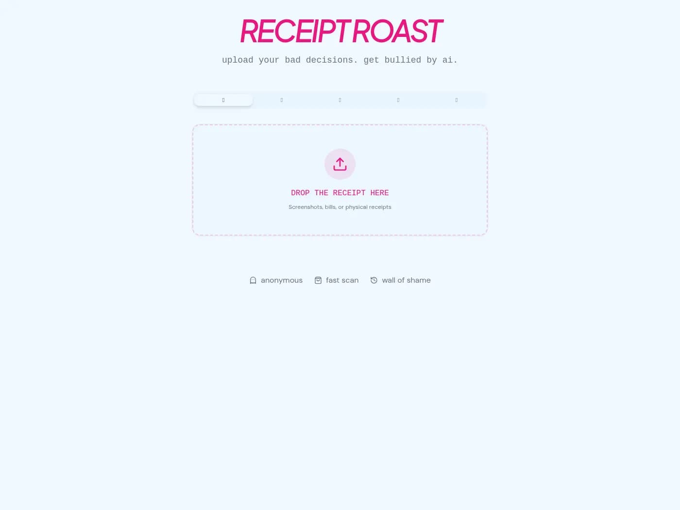 Receipt Roast