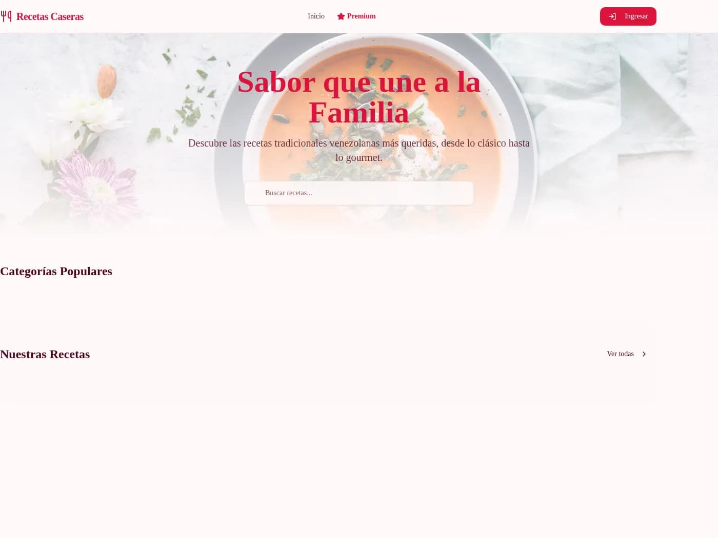 Recetas Caseras Online