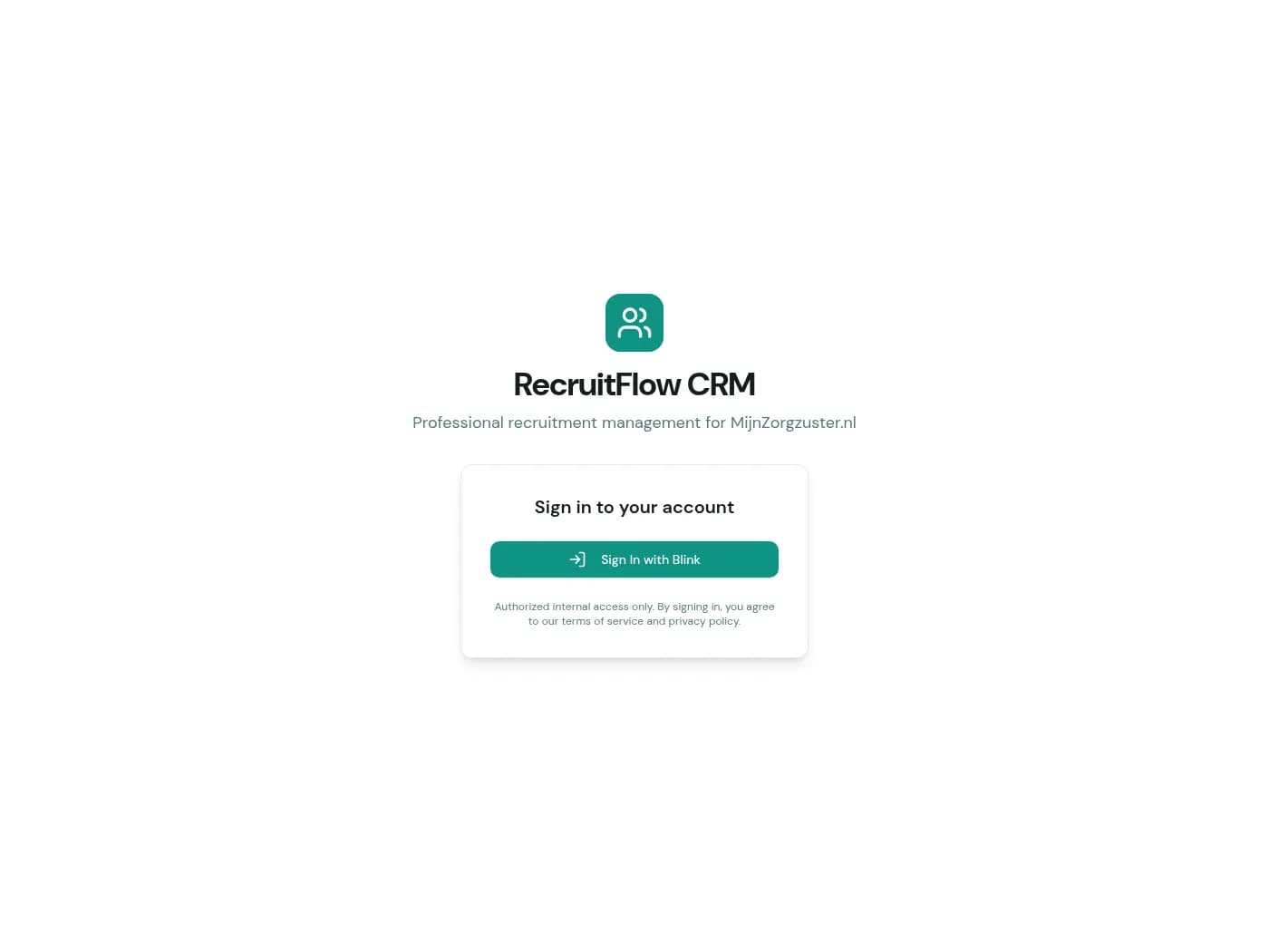 RecruitFlow CRM