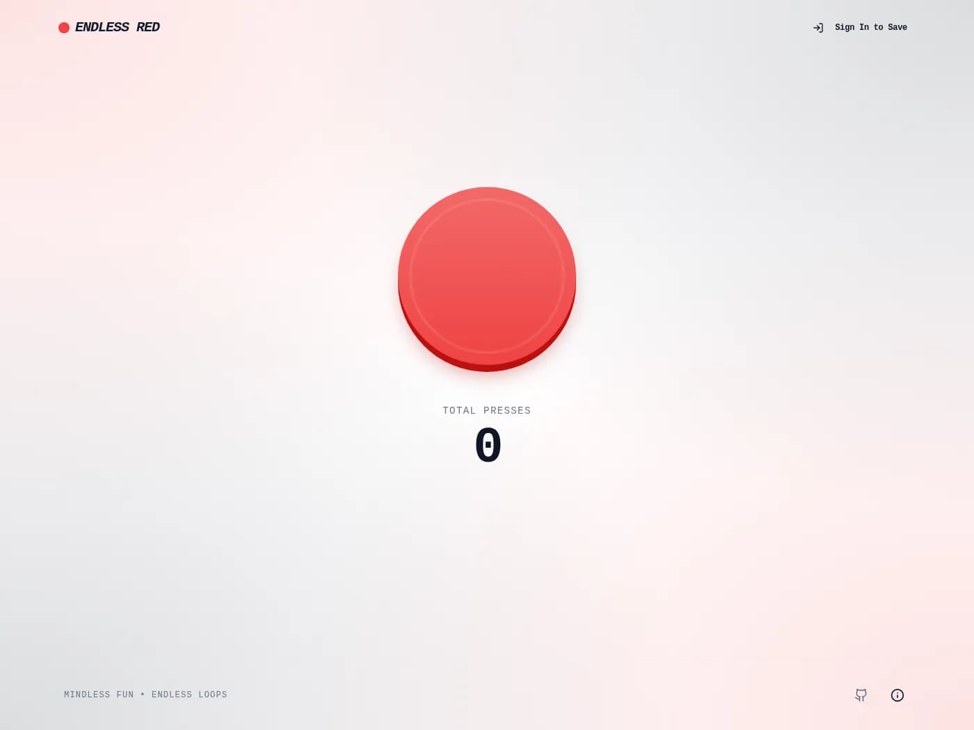 Endless Red Button