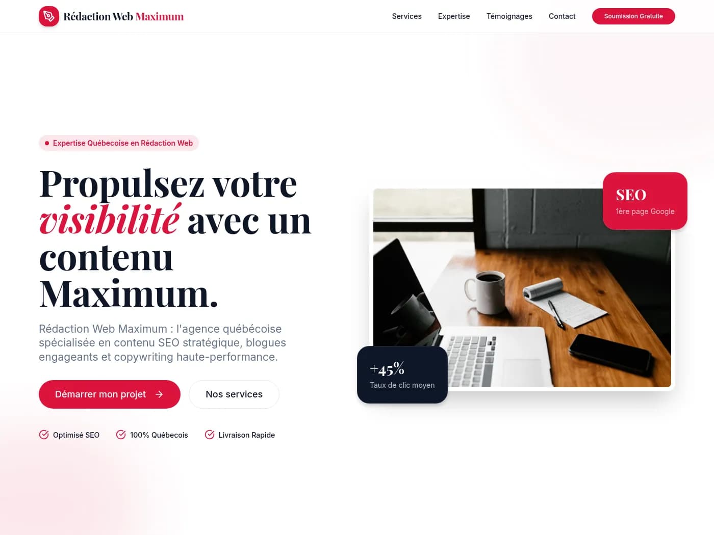 Rédaction Web Maximum Site