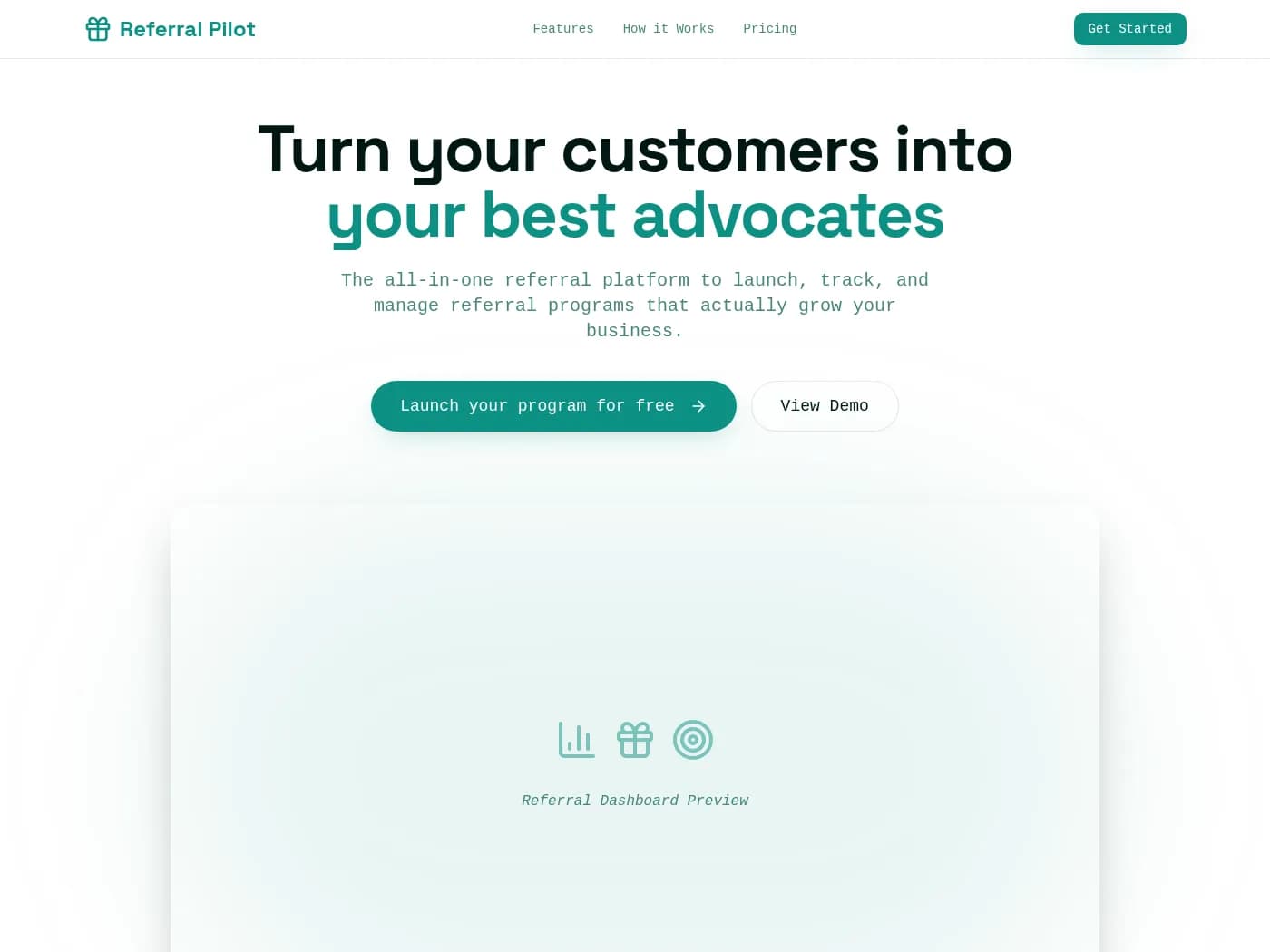 Referral Pilot