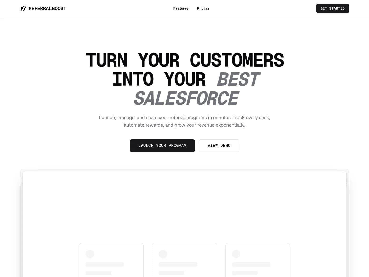 ReferralBoost SaaS