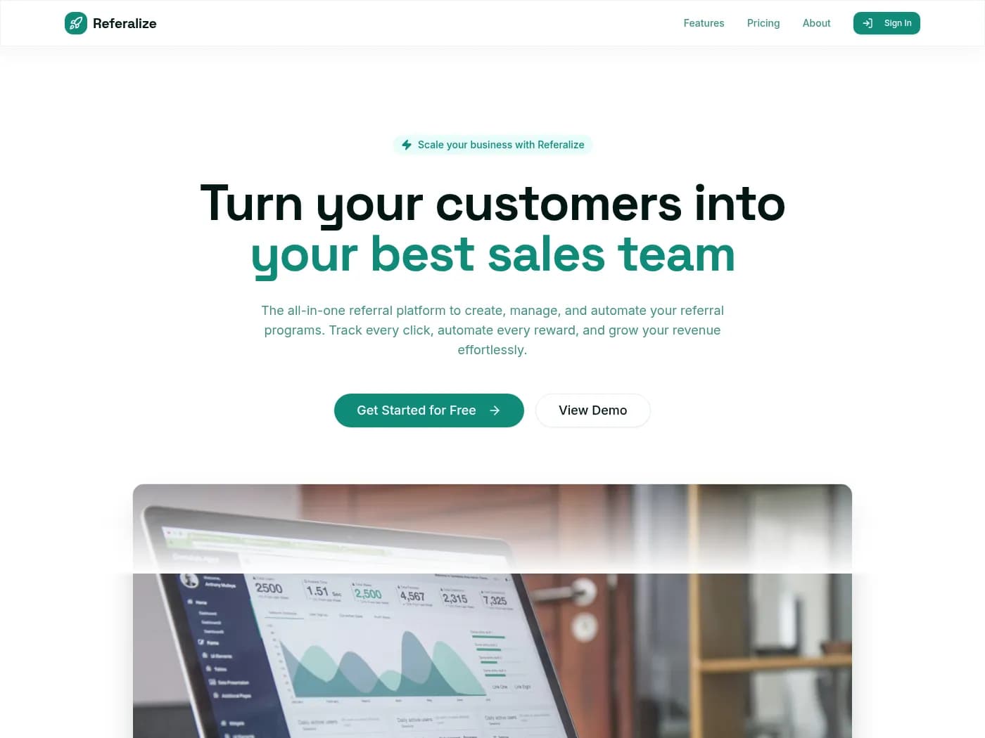 Referalize SaaS