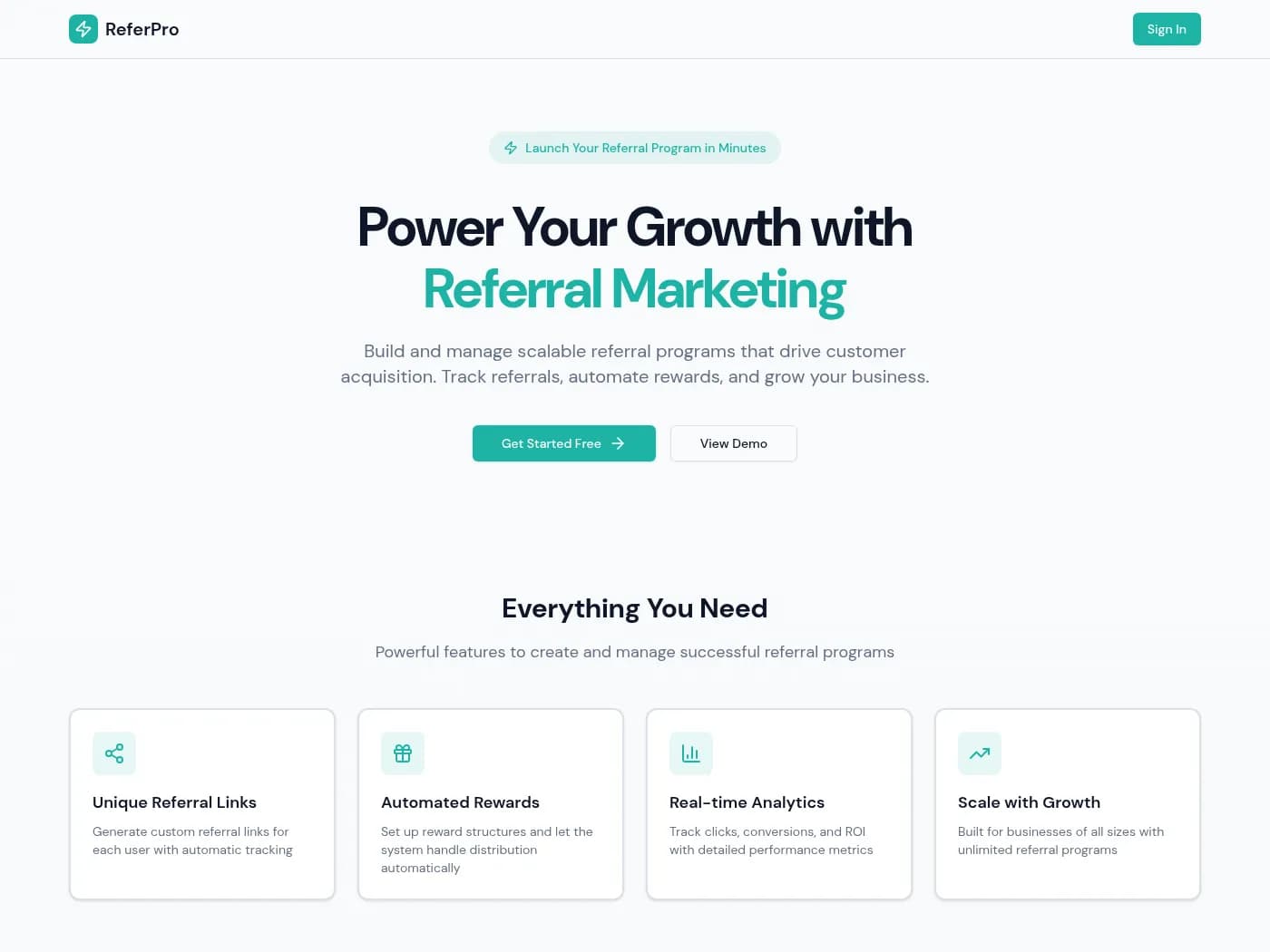ReferPro Platform