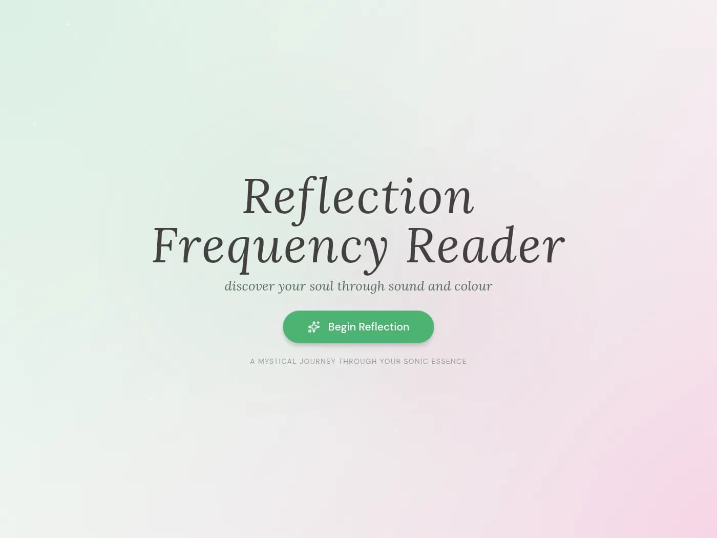 Reflection Frequency Reader