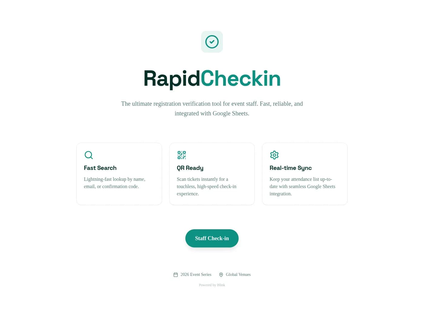 RapidCheckin