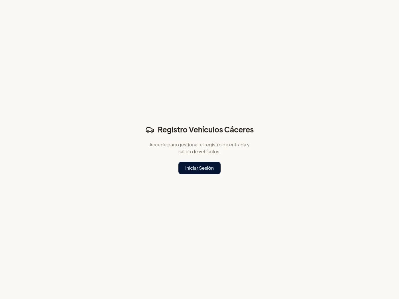 Registro Vehículos Cáceres