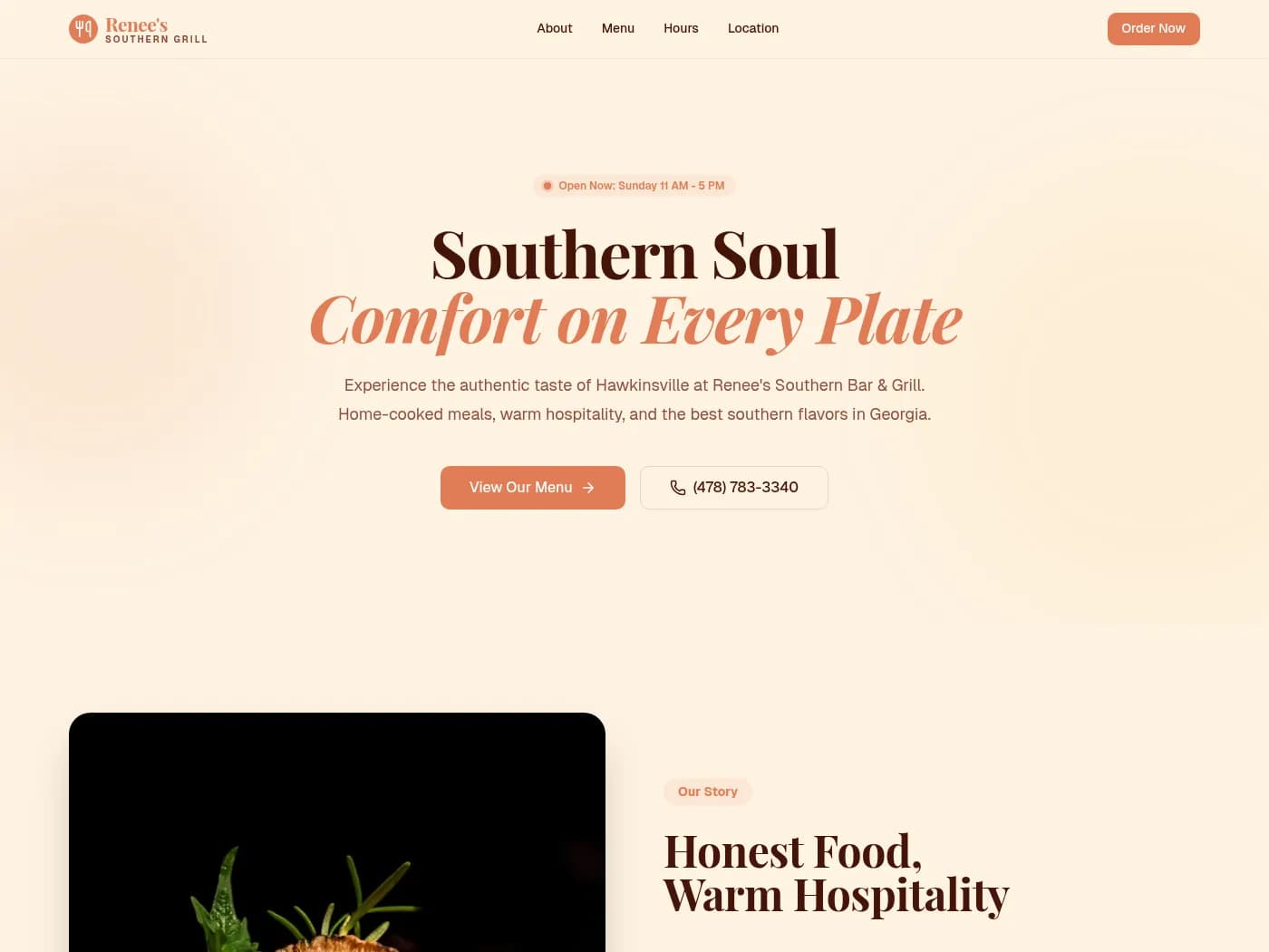 Renee's Southern Grill Site