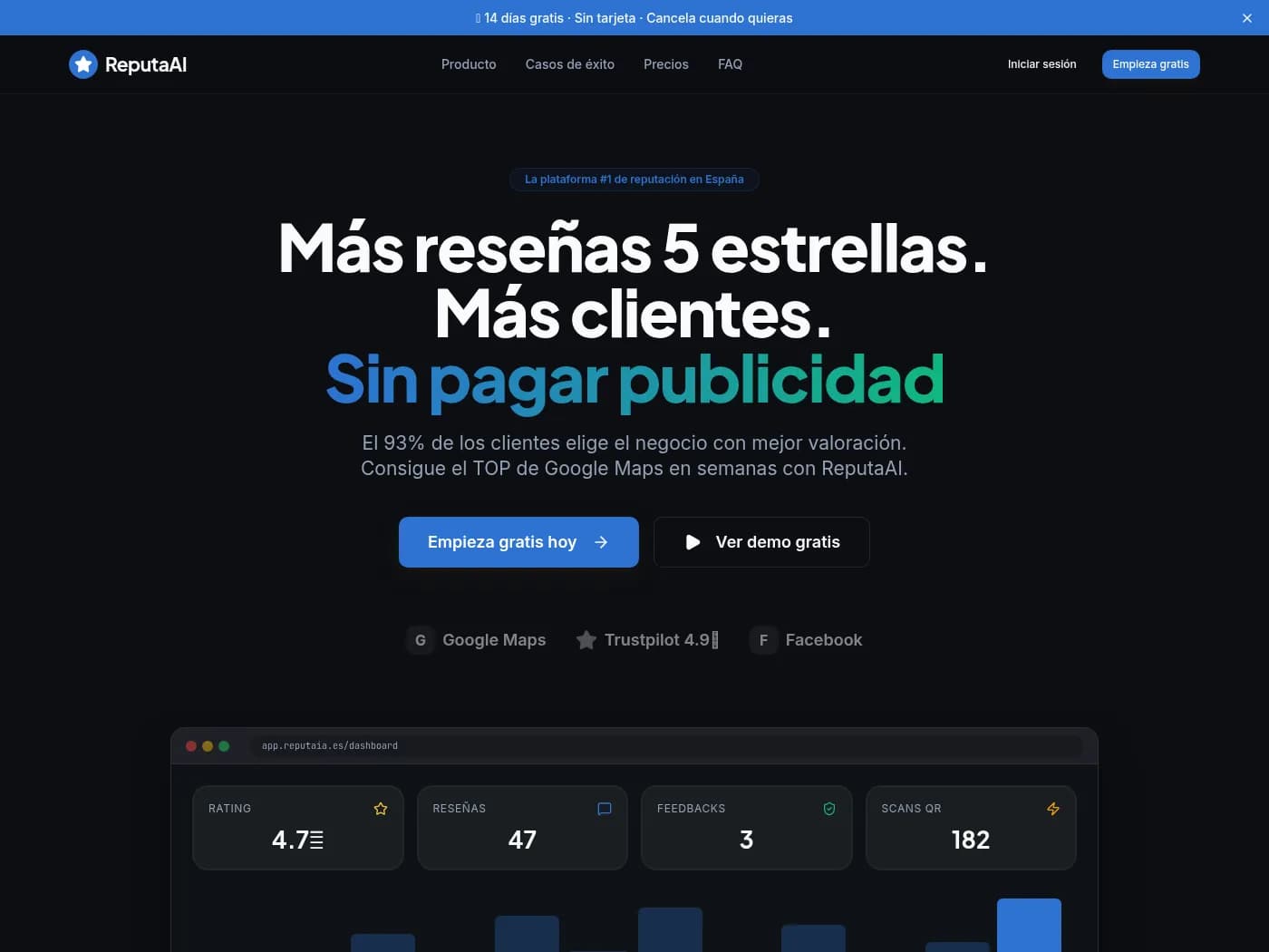 ReputaAI Plataforma Reputación