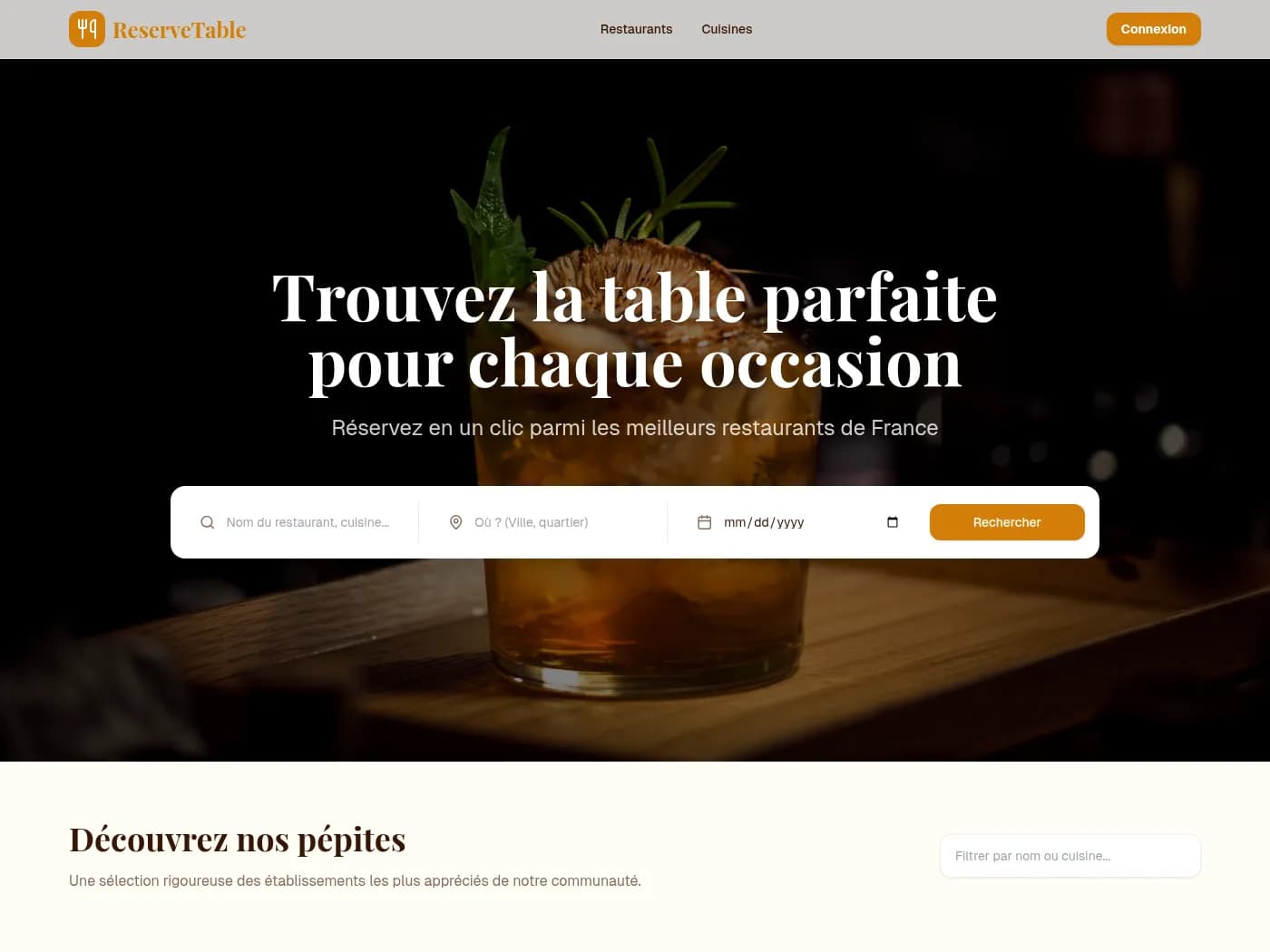 ReserveTable