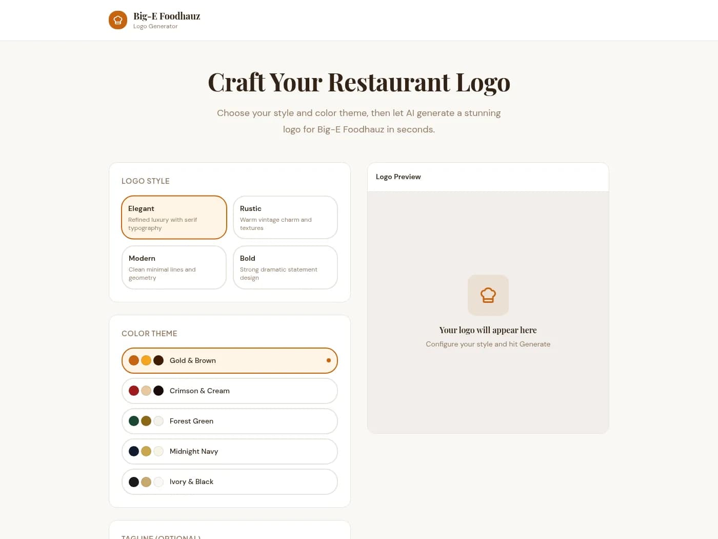 Restaurant Logo Maker