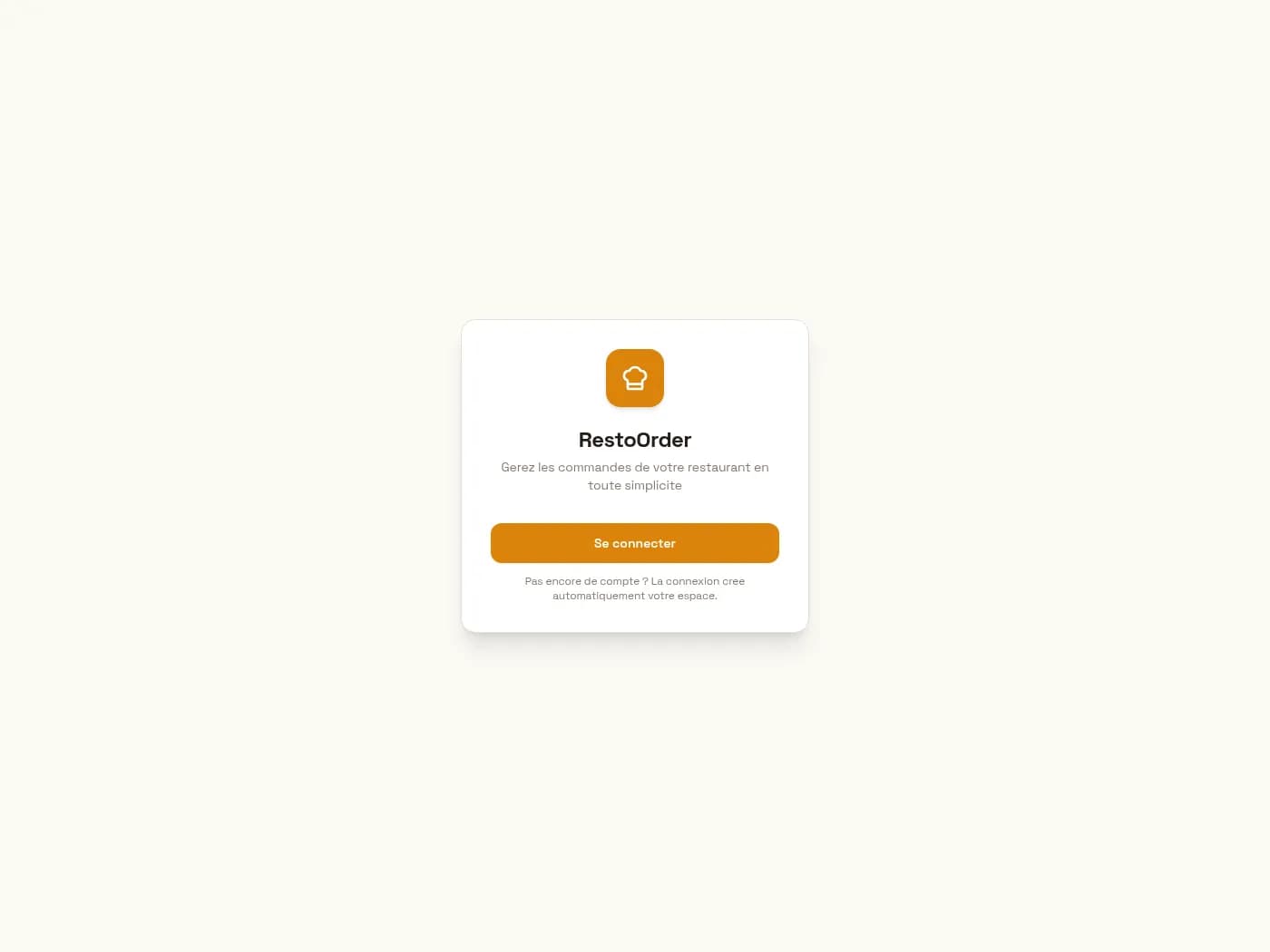 RestoOrder Manager