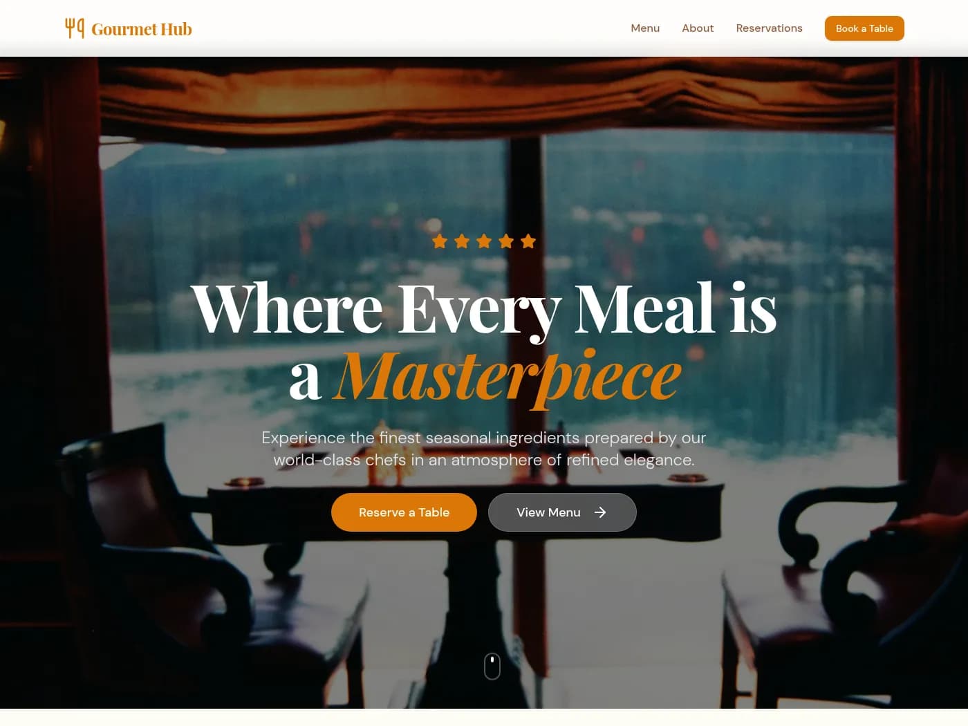 Gourmet Reservation Hub