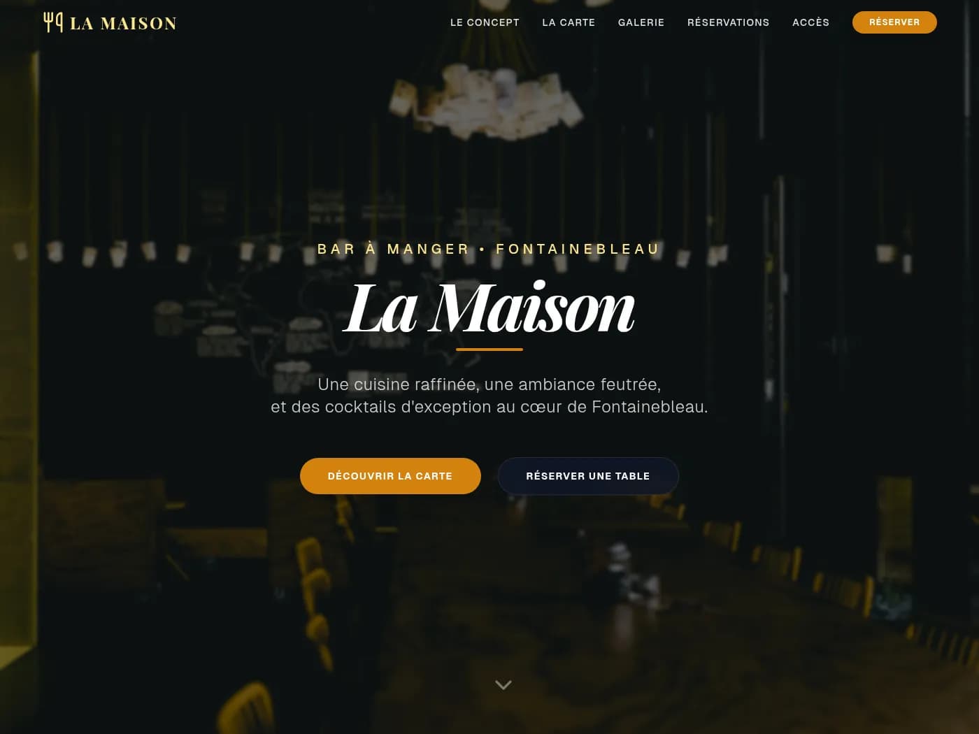 La Maison Site Vitrine