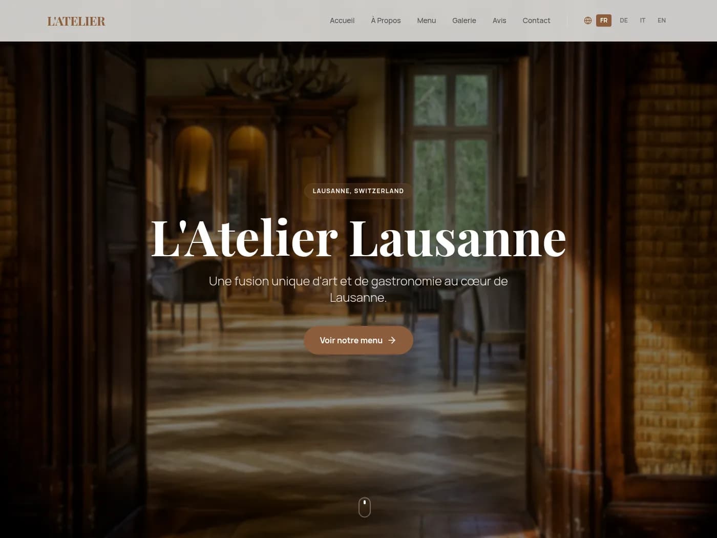 Multilingual Restaurant Showcase