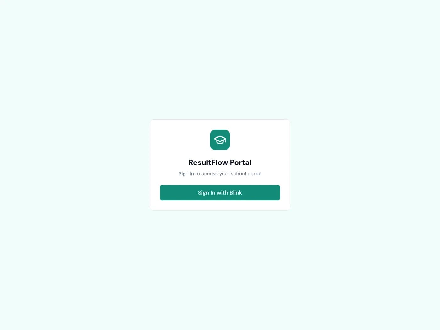 ResultFlow School Portal