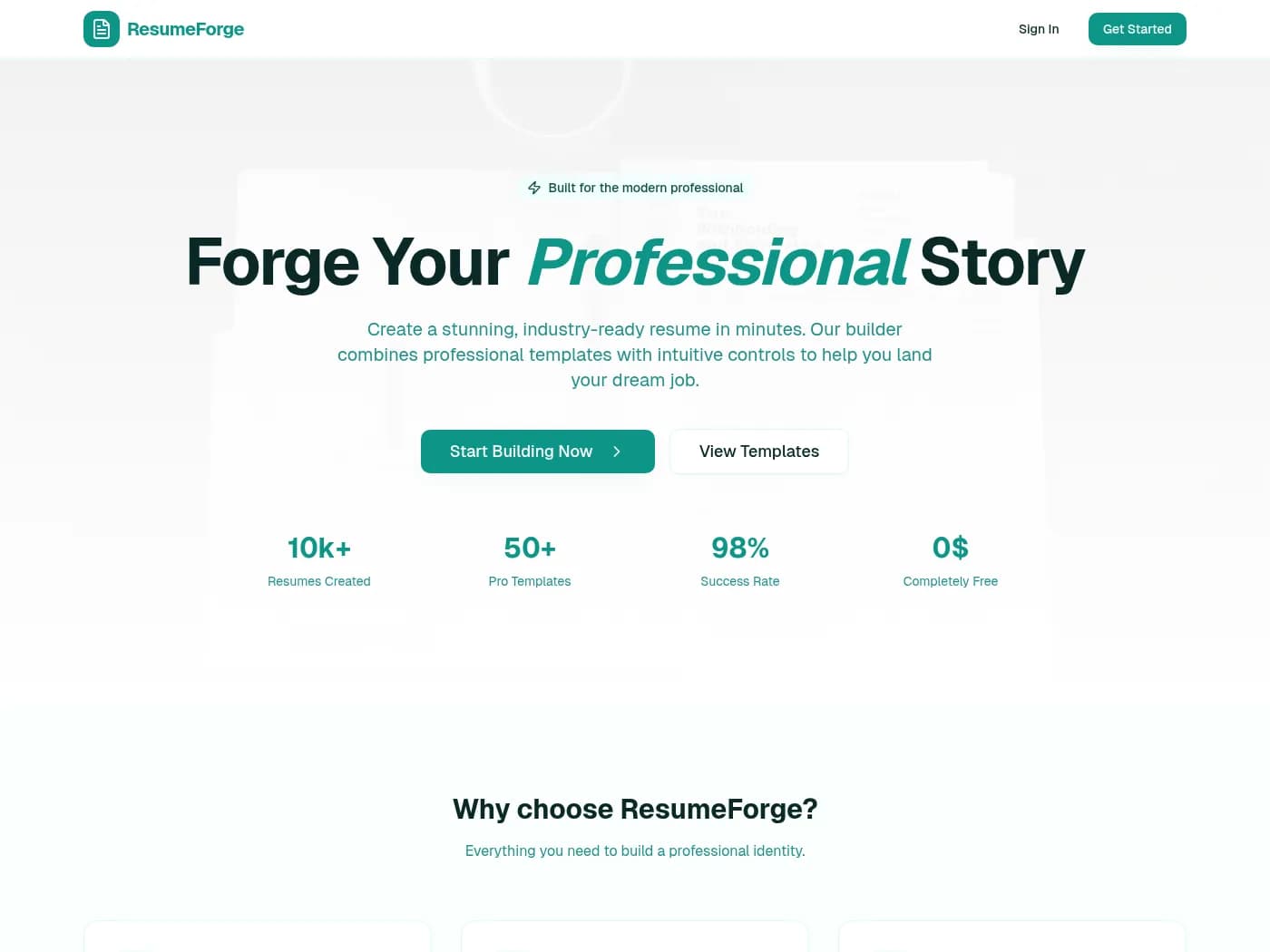 ResumeForge