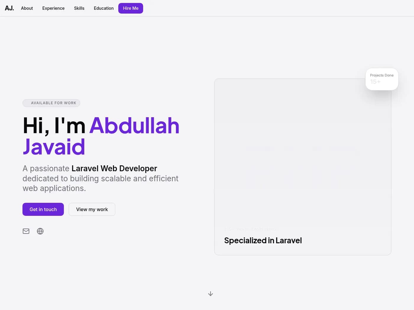 Resume Portfolio Site