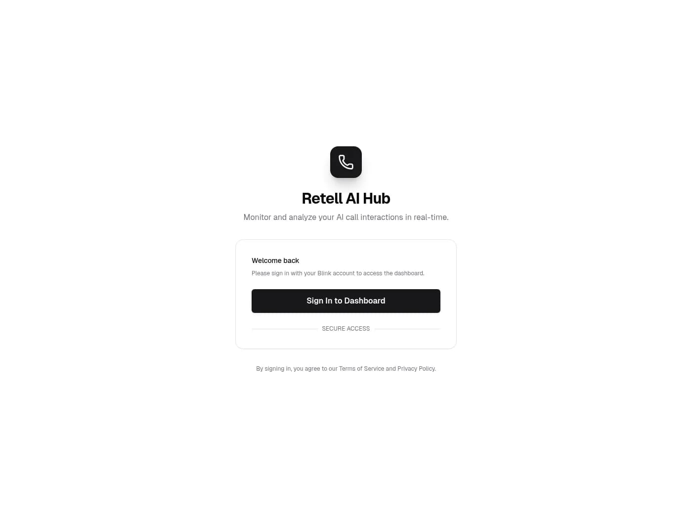 Retell Calls Dashboard