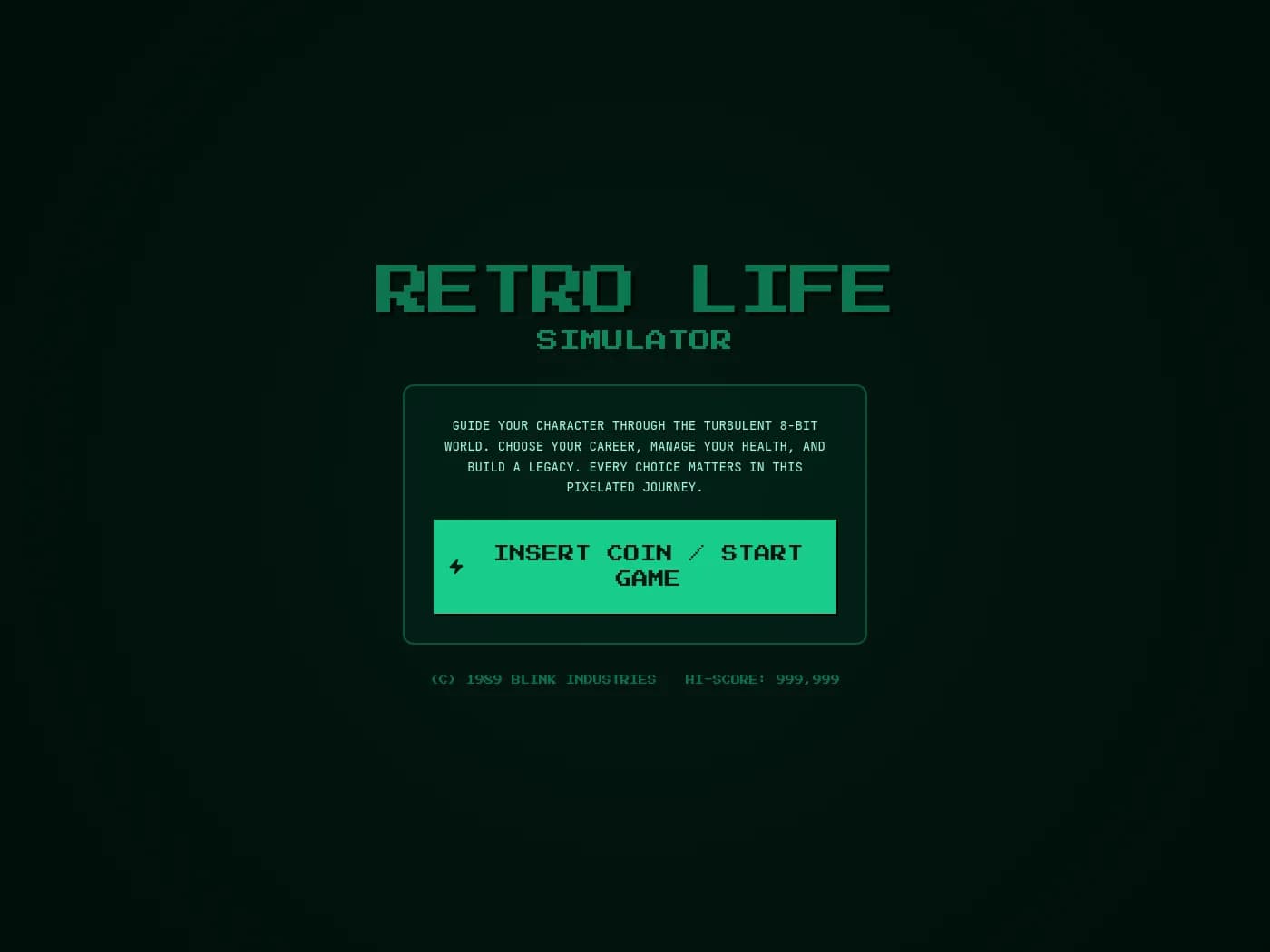 Retro Life Simulator
