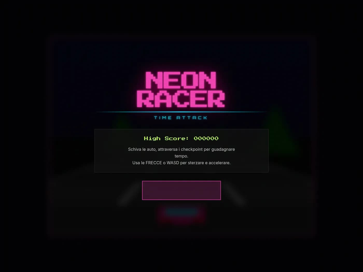 Retro Racer Game