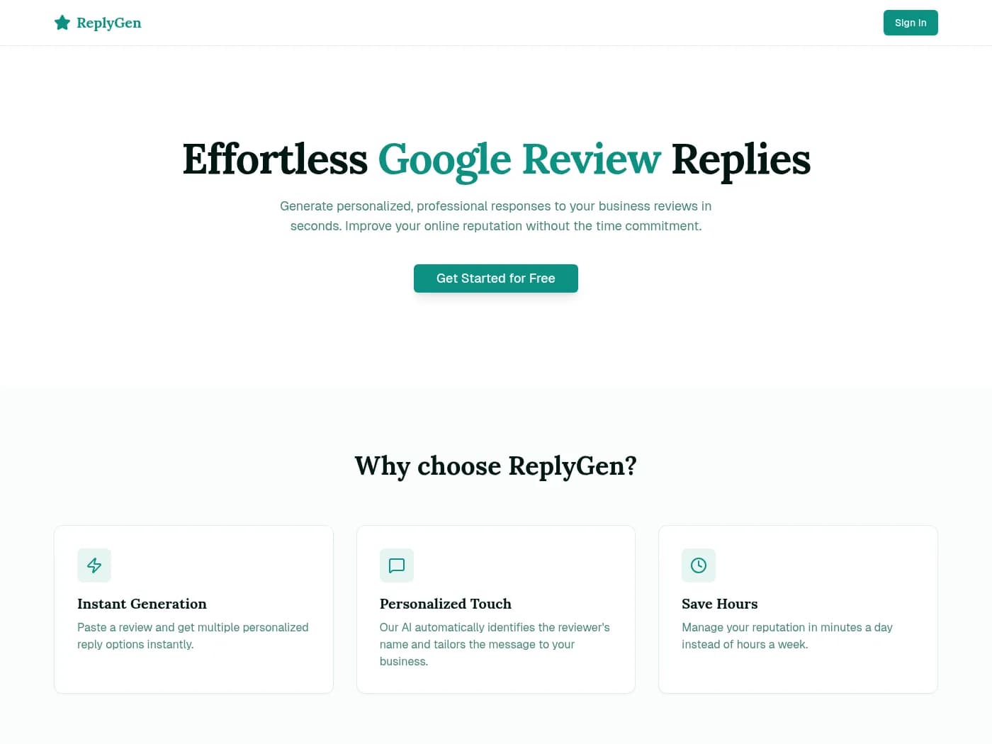 Review Reply Generator