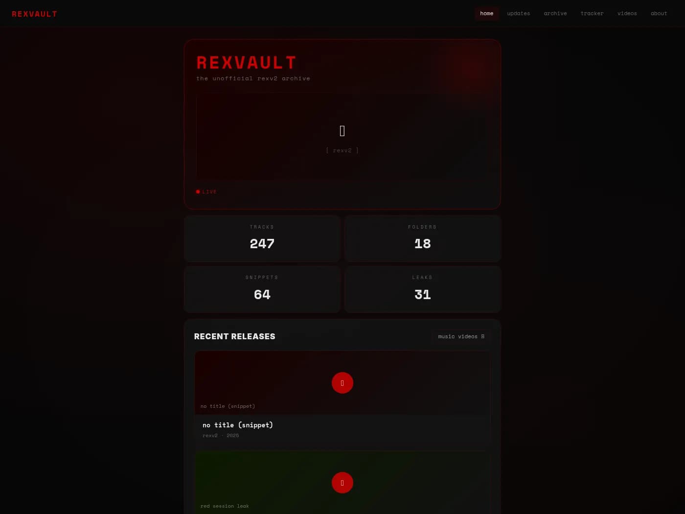 RexVault Fan Archive