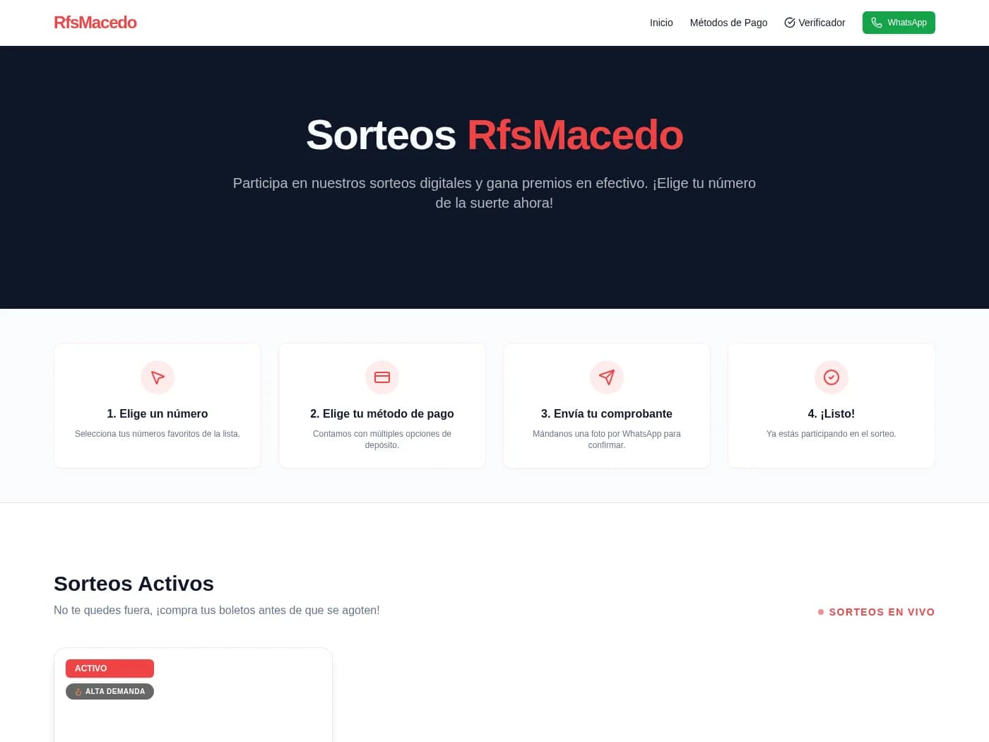 RFSMacedo Web Clone