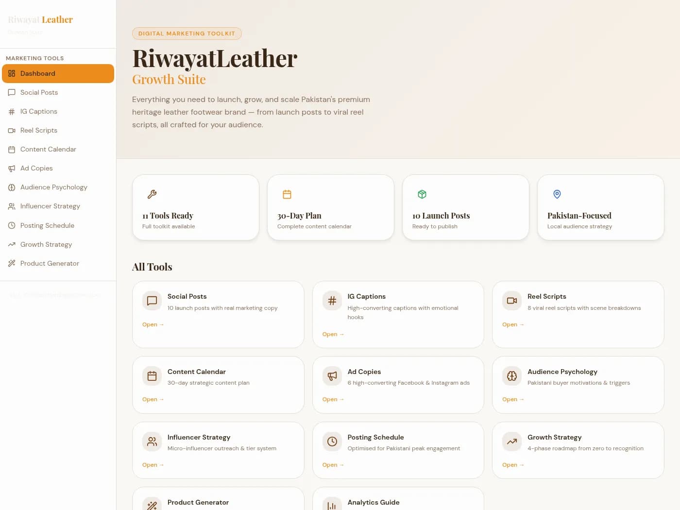 RiwayatLeather Growth Suite