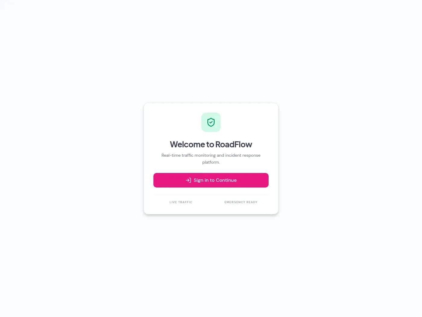 RoadFlow Monitor