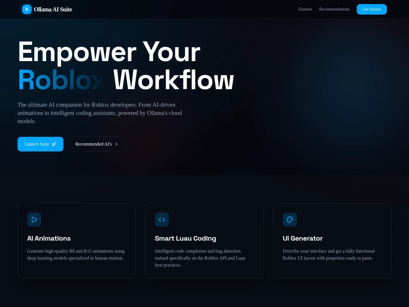 Ollama Roblox AI Suite