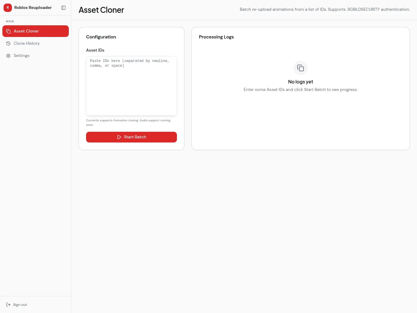 Roblox Asset Reuploader
