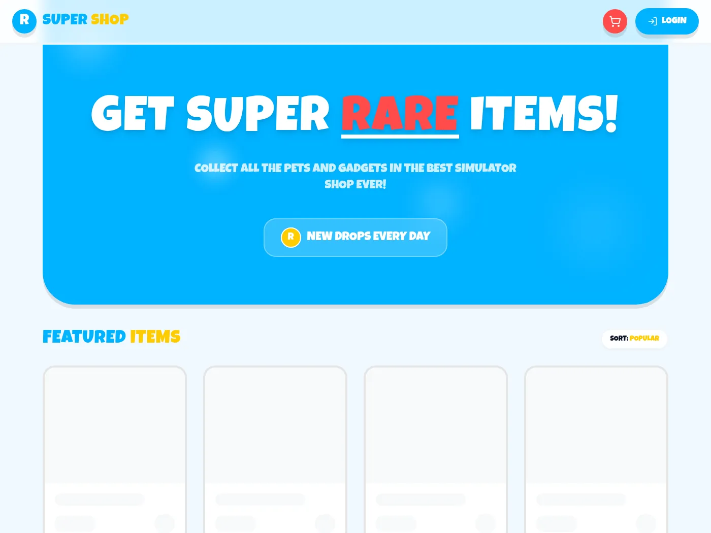 Roblox Cartoony Shop