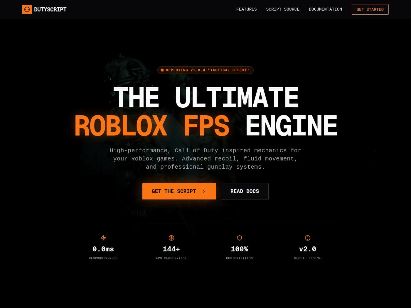 Roblox Duty Script