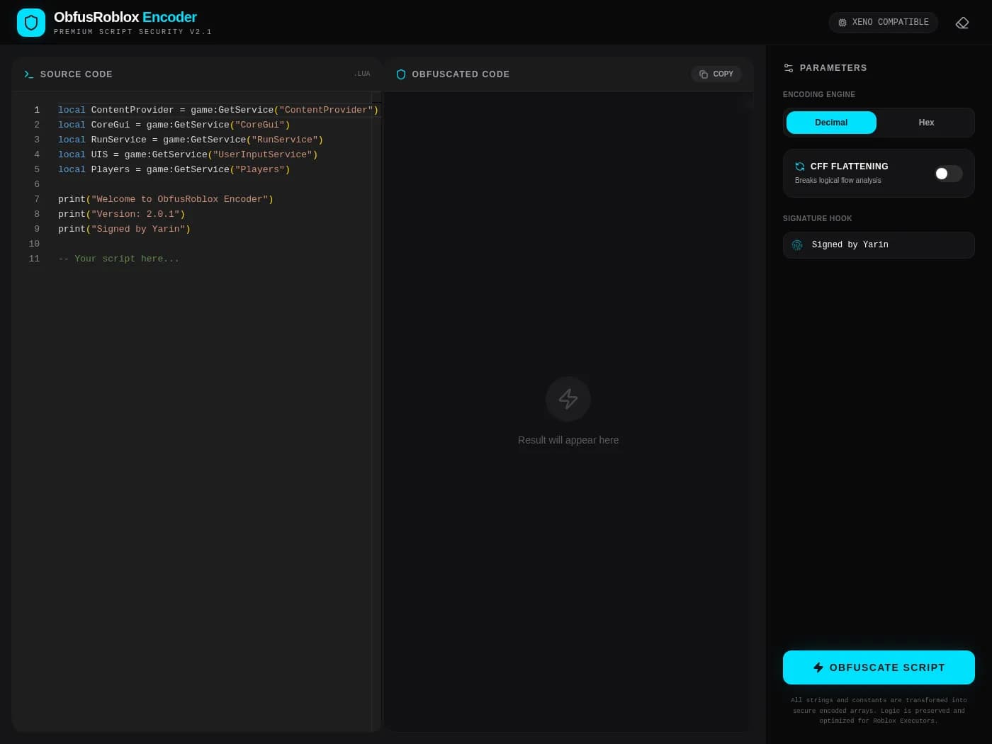 ObfusRoblox Encoder