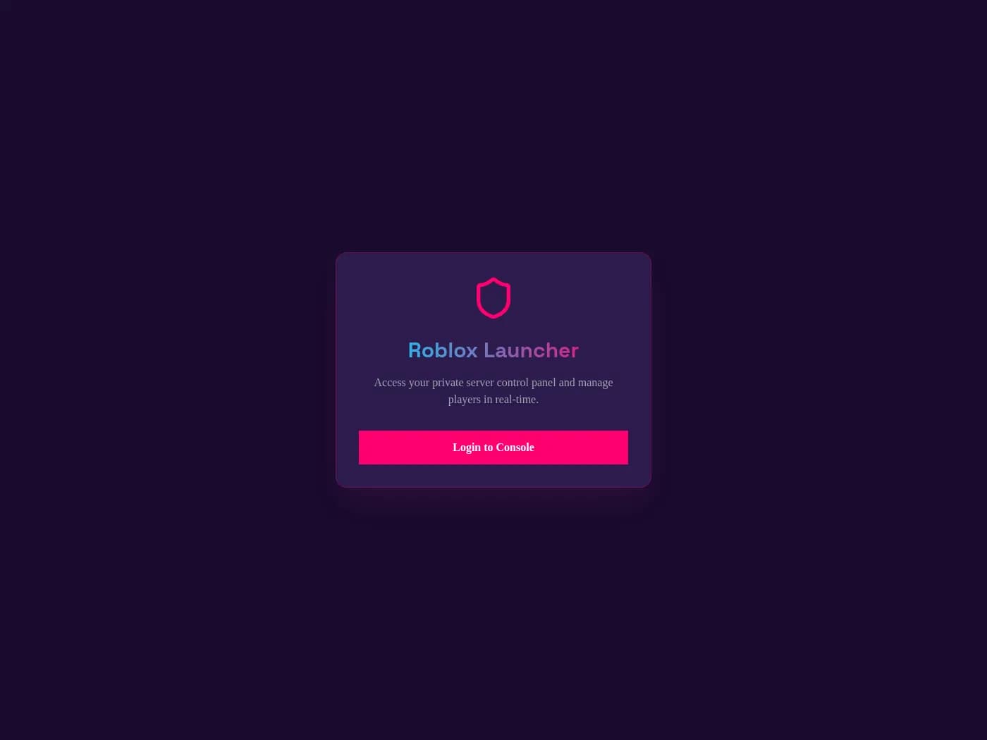 Roblox Player Launcher