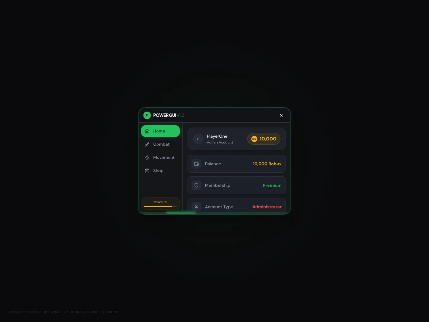 Roblox Power GUI