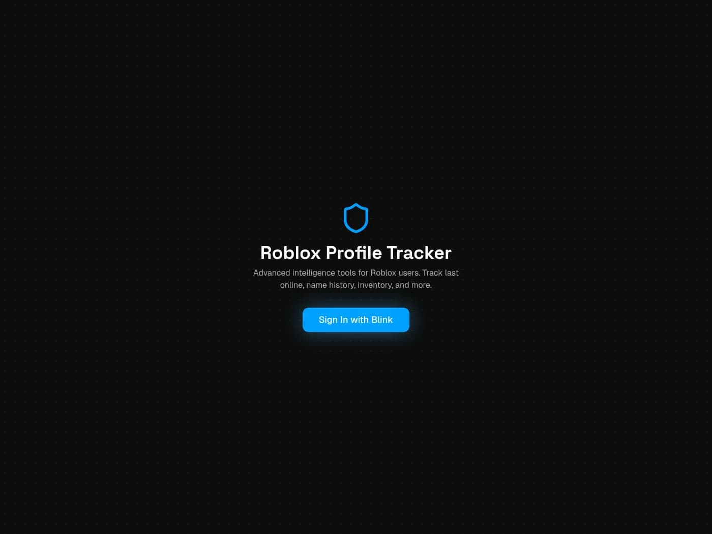 Roblox Profile Tracker