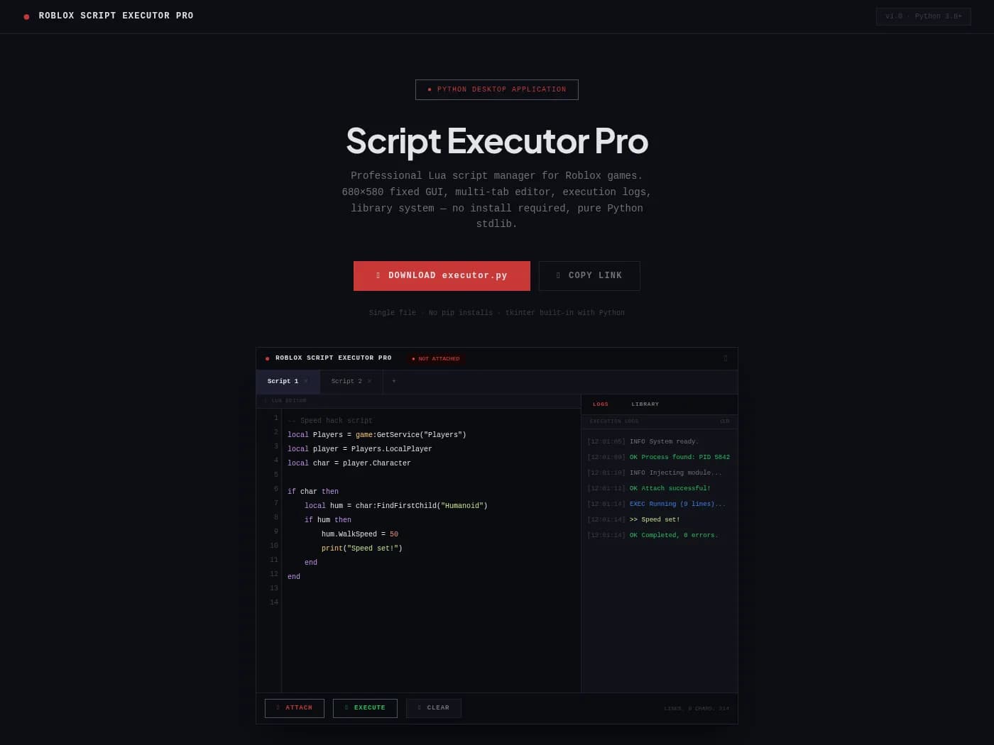 Roblox Script Executor Pro